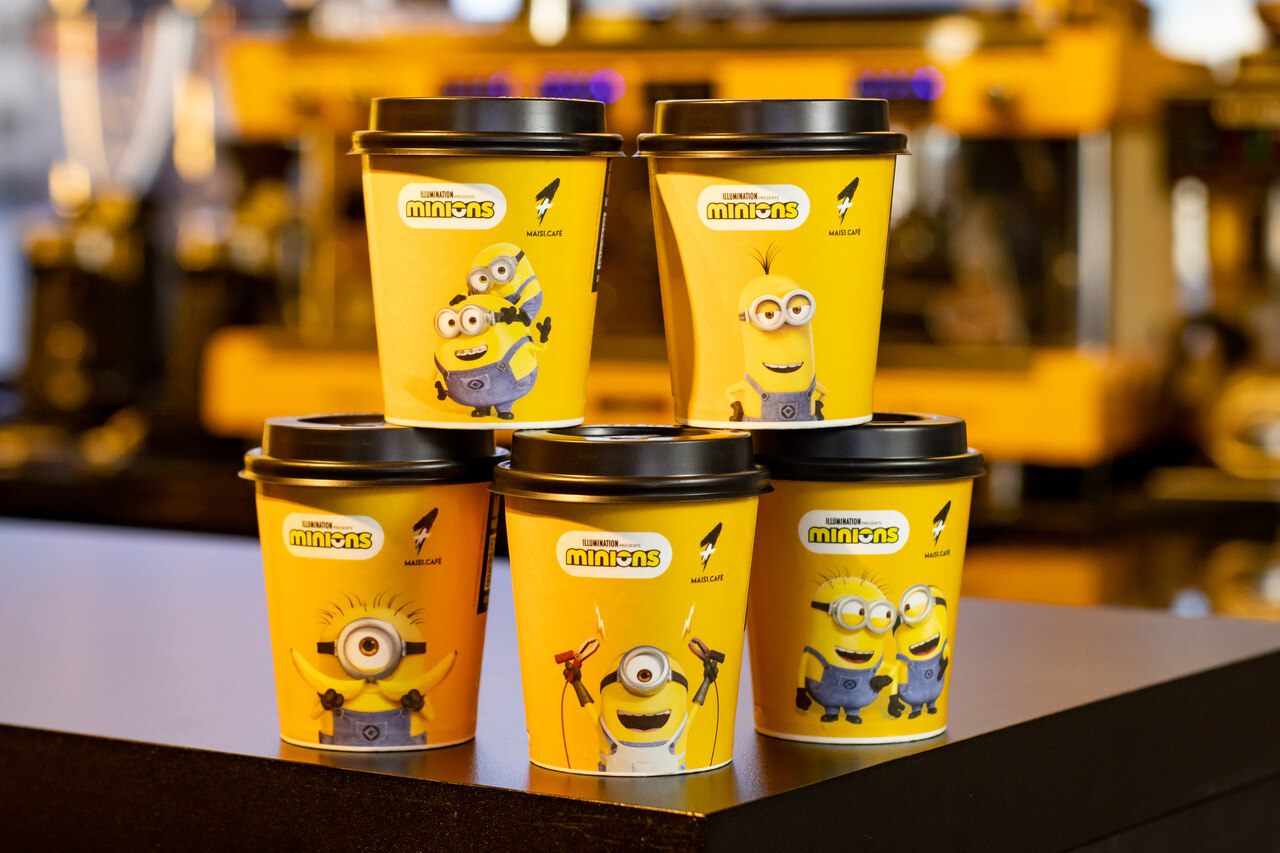 Minions chegam para dominar a Mais1.Café - Mapa das Franquias