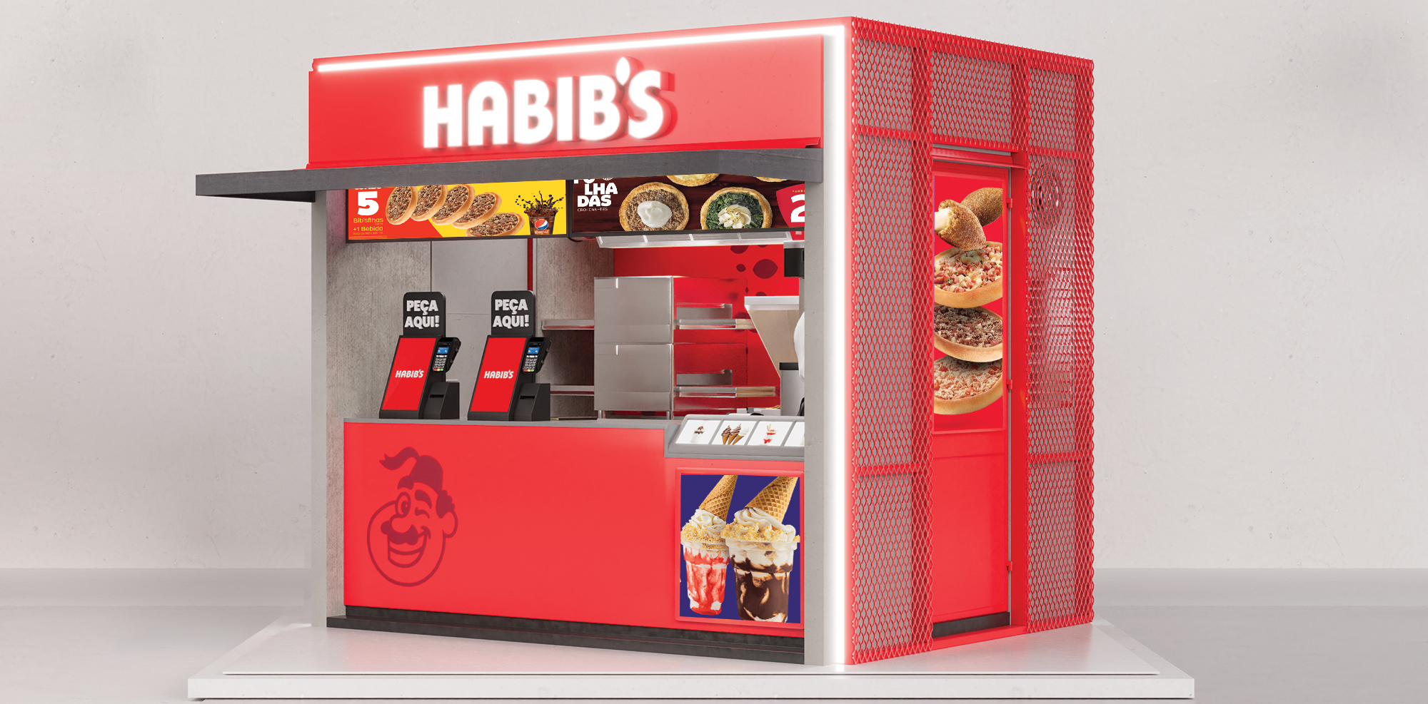 Habib's acelera expansão em shoppings e lança modelo de quiosque com ...